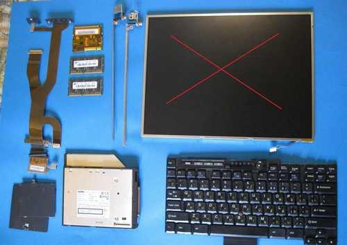 Ноутбук IBM ThinkPad T21 type 2647 по запчастям