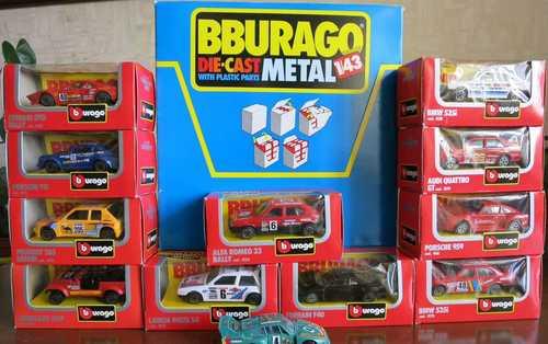 Модели автомобилей Bburago 1:43 Италия