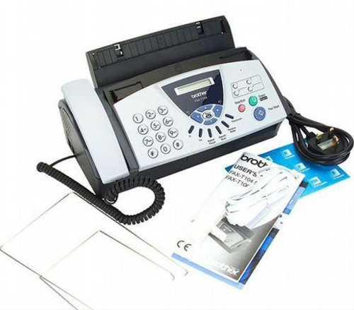 Новый Brother FAX-T104 факс с термопереносом