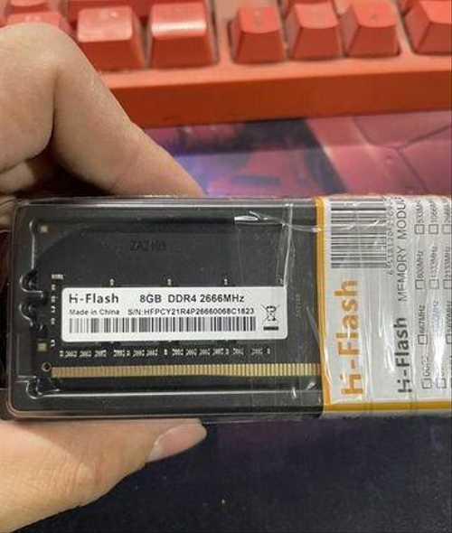 Оперативная память DDR4 8Gb 2666 мгц HI-Flash