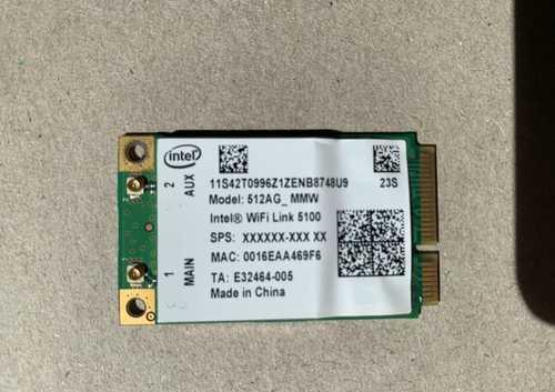 Модуль Wi-Fi Intel WiFi Link 5100 (512AG MMW)