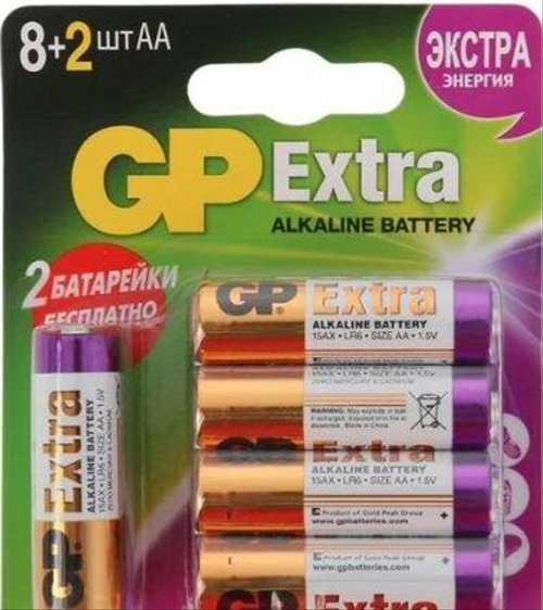Продам щелочные батарейки GP Extra Alkaline