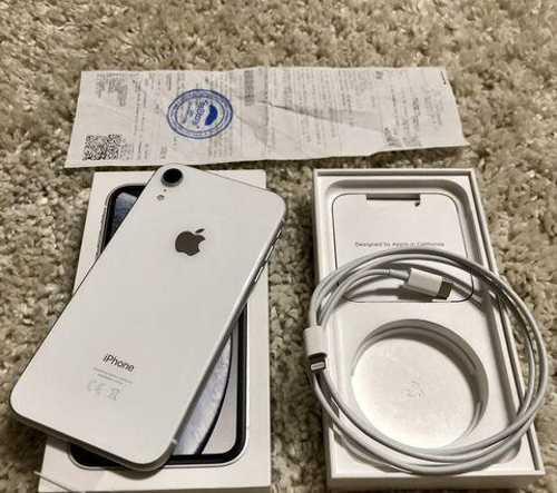 Новый iPhone XR White 128 GB 2 года гарантии
