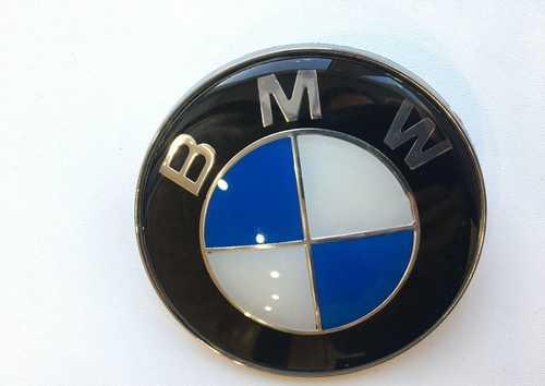 Значок Bmw (логотип) 82 мм на капот и багажник