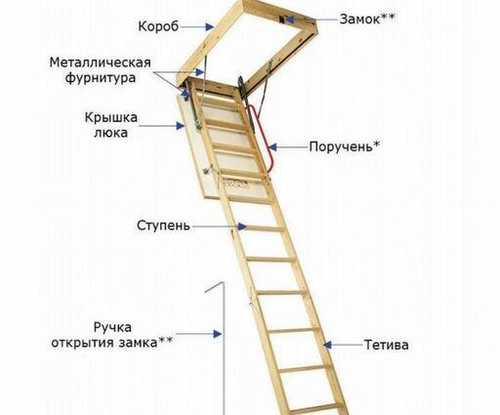 Чердачная лестница Премиум