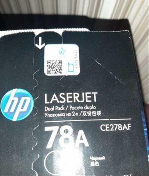 Картридж HP CE278A оригинал