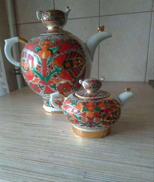 Заварочный чайник и доливной чайник лфз СССР