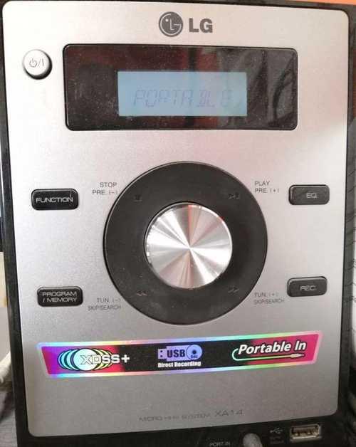 LG XA-14, USB/AUX/CD/mp3/FM
