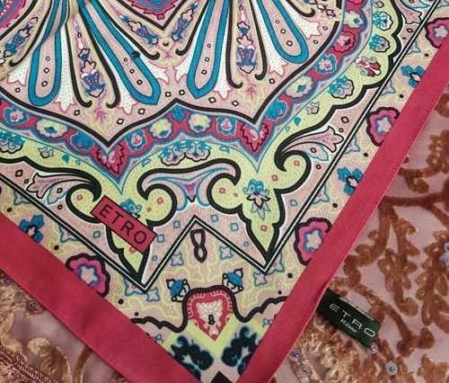 Платок шаль шелк оригинал etro