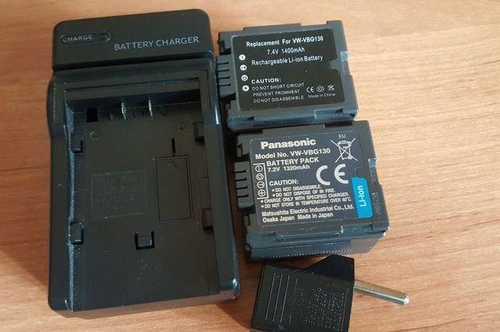 Аккумуляторы 3шт Panasonic HDC-SD9 и др(список)