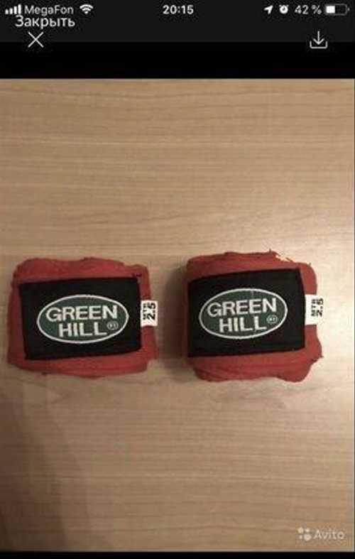 Боксерские бинты Green Hill