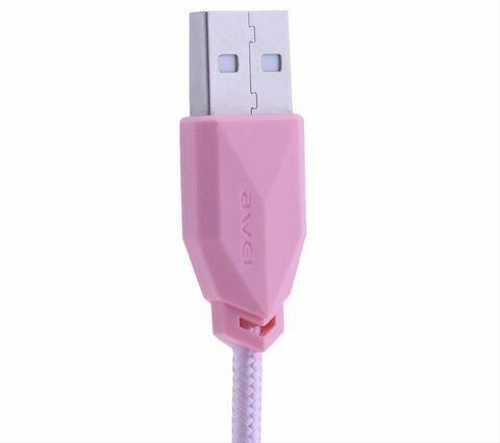 Lightning кабель Awei Cl-982 rose-gold