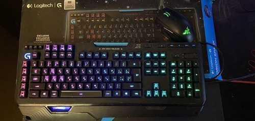 Logitech g910 orion spark + Razer taipan игровая к