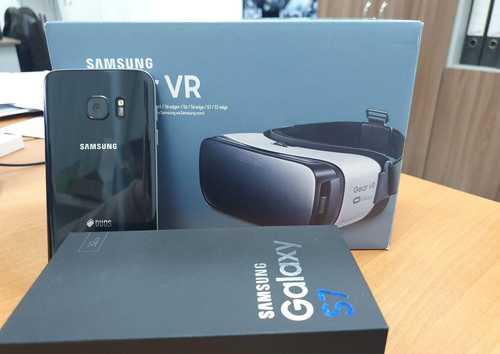 Смартфон samsung S7 + очки Gear VR