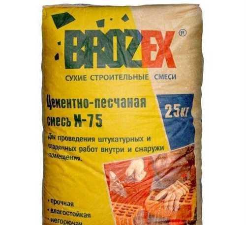 Кладочная смесь Brozex М-75 цементно-песчаная 25