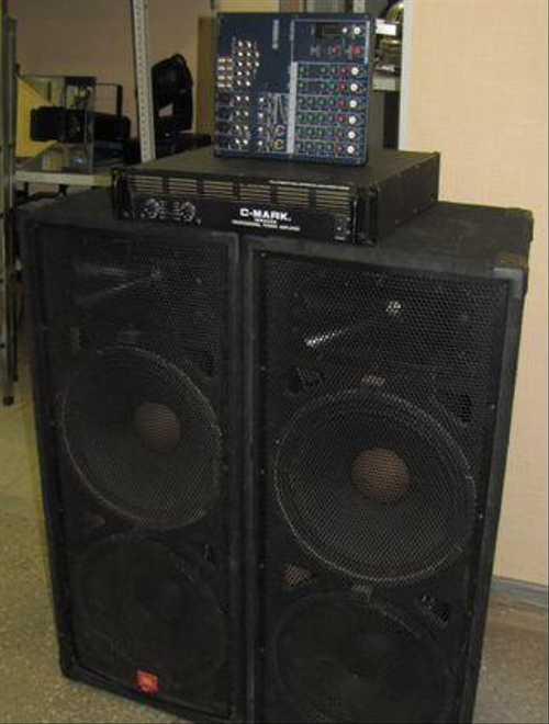 Колонки JBL 2000W 2шт USA усилитель микшер Yamaha