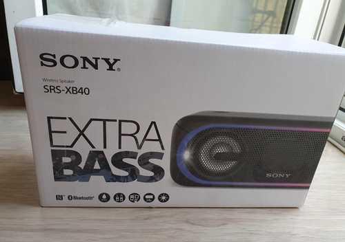 Переносная колонка Sony SRS-XB40