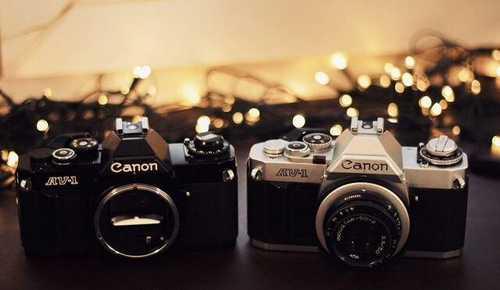 Плёночный Canon AV-1 Body + объективы