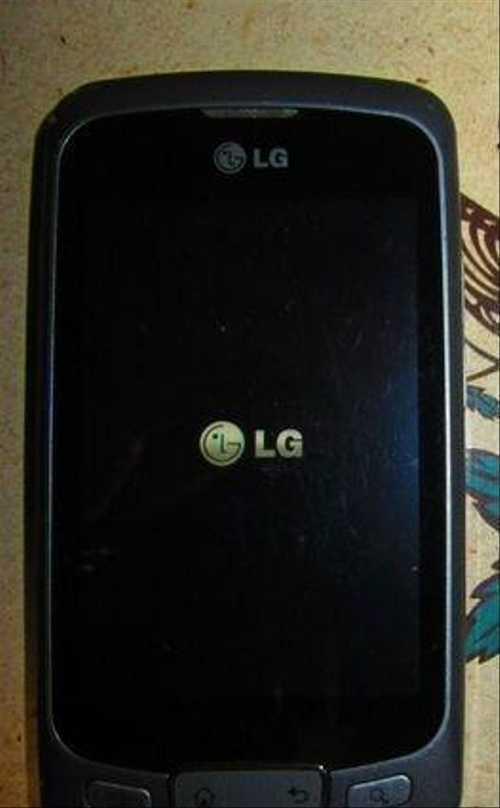 Телефон LG P500 полностью рабочий