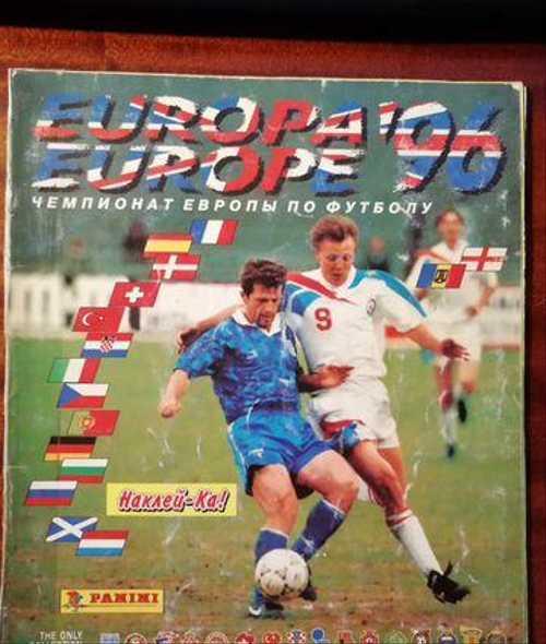 Журнал для наклеек Panini Чемпионат Европы 1996