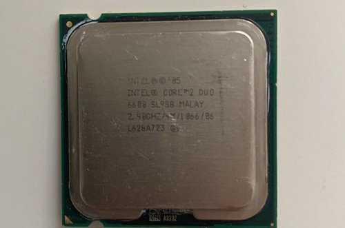 Двухъядерный процессор Intel Core 2 Duo E6600 2,4