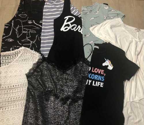 Футболки пакетом Bershka Stradivarius pull&bear
