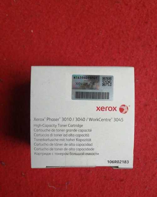 Картридж xerox 106R02183