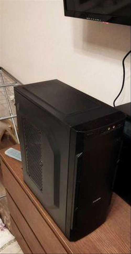 Корпус zalman zm-t1 plus black glossy mAtx
