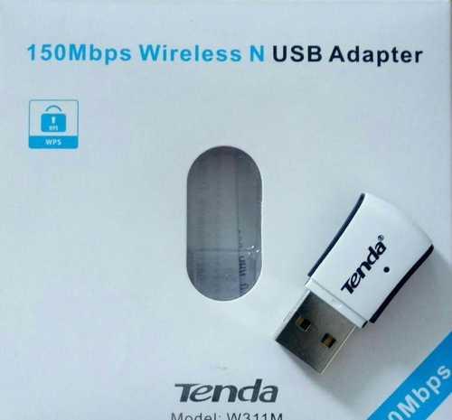 Адаптеры Wi-Fi USB Tenda W311M (150 Mб/c) USB