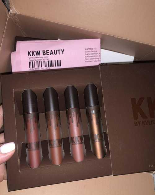 Набор помад KKW x kylie Cosmetics