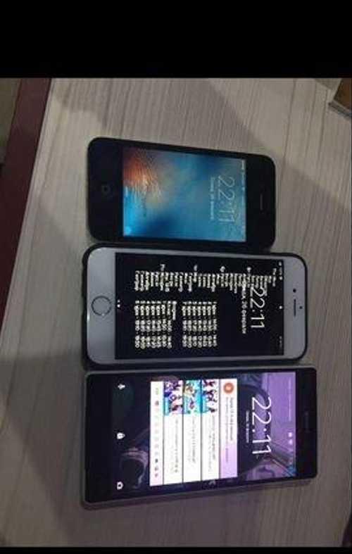iPhone 6s и 4s, Sony Xperia z2