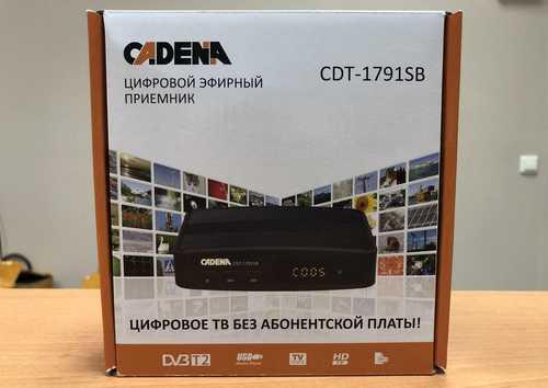 Приставка цифрового тв DVB-T2 cadena CDT-1791SB