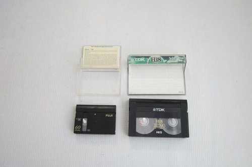 Мини кассеты Fuji,TDK для видеокамеры.Цена за 2 шт