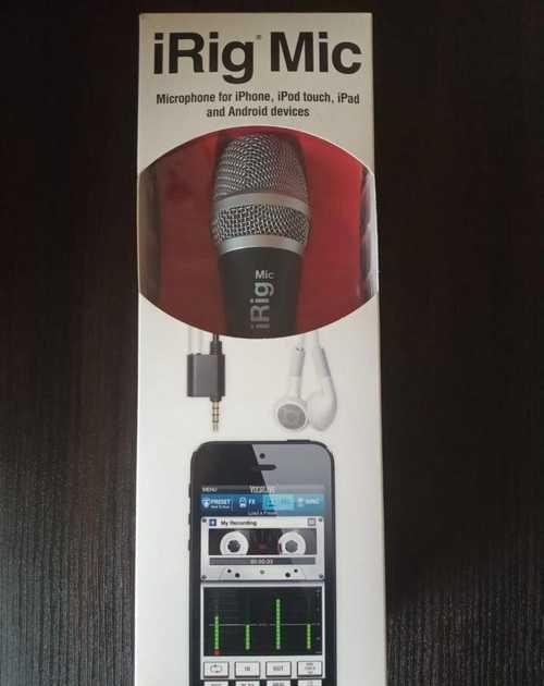 Микрофон iRig Mic для iPhone, iPad, Android