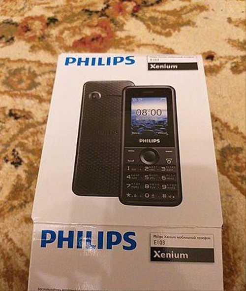 Philips xenium e103 на 2 сим карты