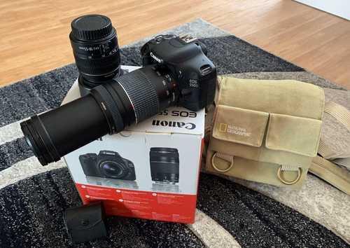 Canon EOS 550D (18-55 и 75-300)