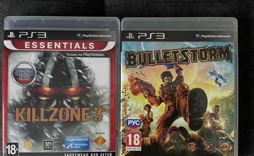 Killzone 3 + Bulletstorm PS3