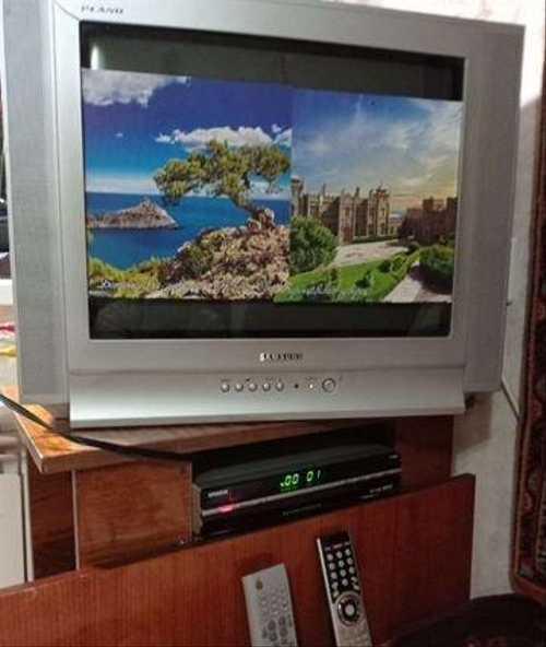 Телевизор ЭЛТ Samsung + ресивер+ антена