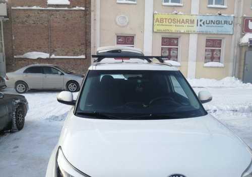 Автобагажник kia soul Ash54