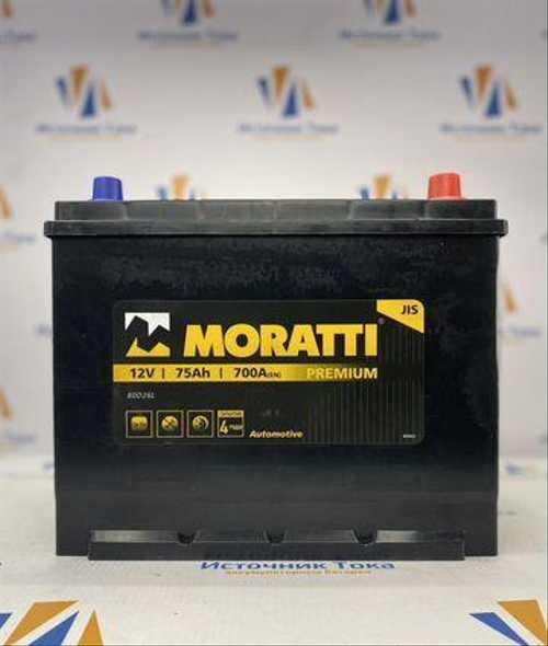 Аккумулятор Moratti Asia 6ст- 75 R+ (80D26L) евро