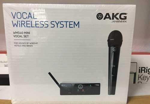 AKG WMS40 mini vocal SET радиосистема новая