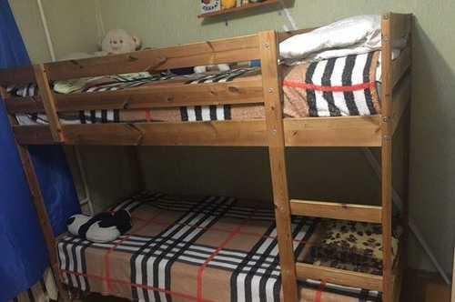 Кровать двухьярусная производство «Икея»