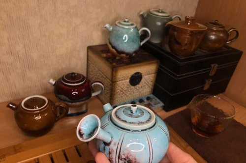 Фарфор чайники и гайвань город Цзиндэчжэнь. Китай