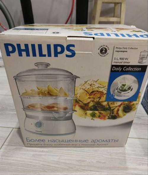 Пароварка philips daily collection