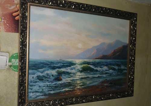 Картина маслом "На море"