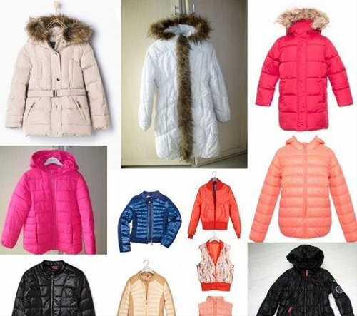 Куртки и пальто Orbi, Lindex, Zara 134-140