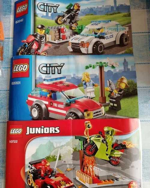 Lego City 60042,60001 и Ninjago 10722