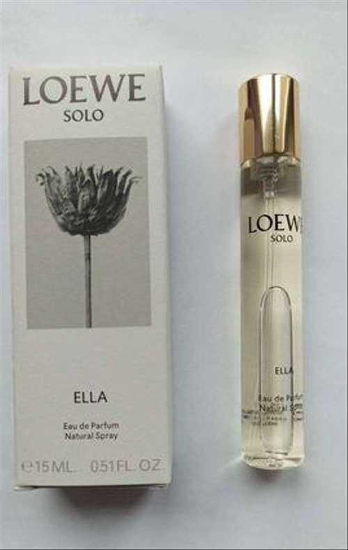 Парфюмерная вода Solo Loewe Ella 15 мл