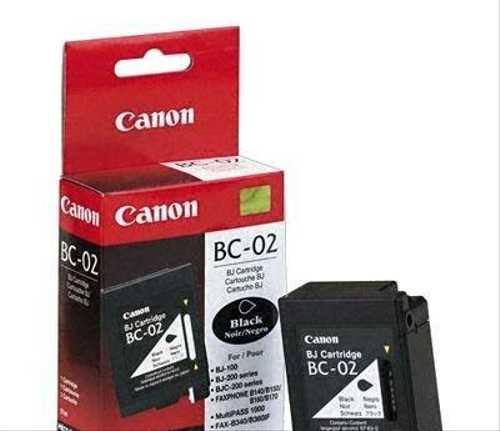 Canon BC-02 Black Чернильный картридж новый
