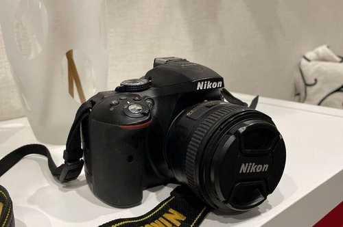 Nikon D5300 AF-P 18-55 VR Kit + объектив 50mm